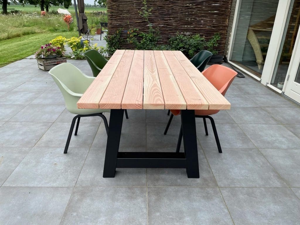 Tuintafel douglas stalen A | Tafelplein